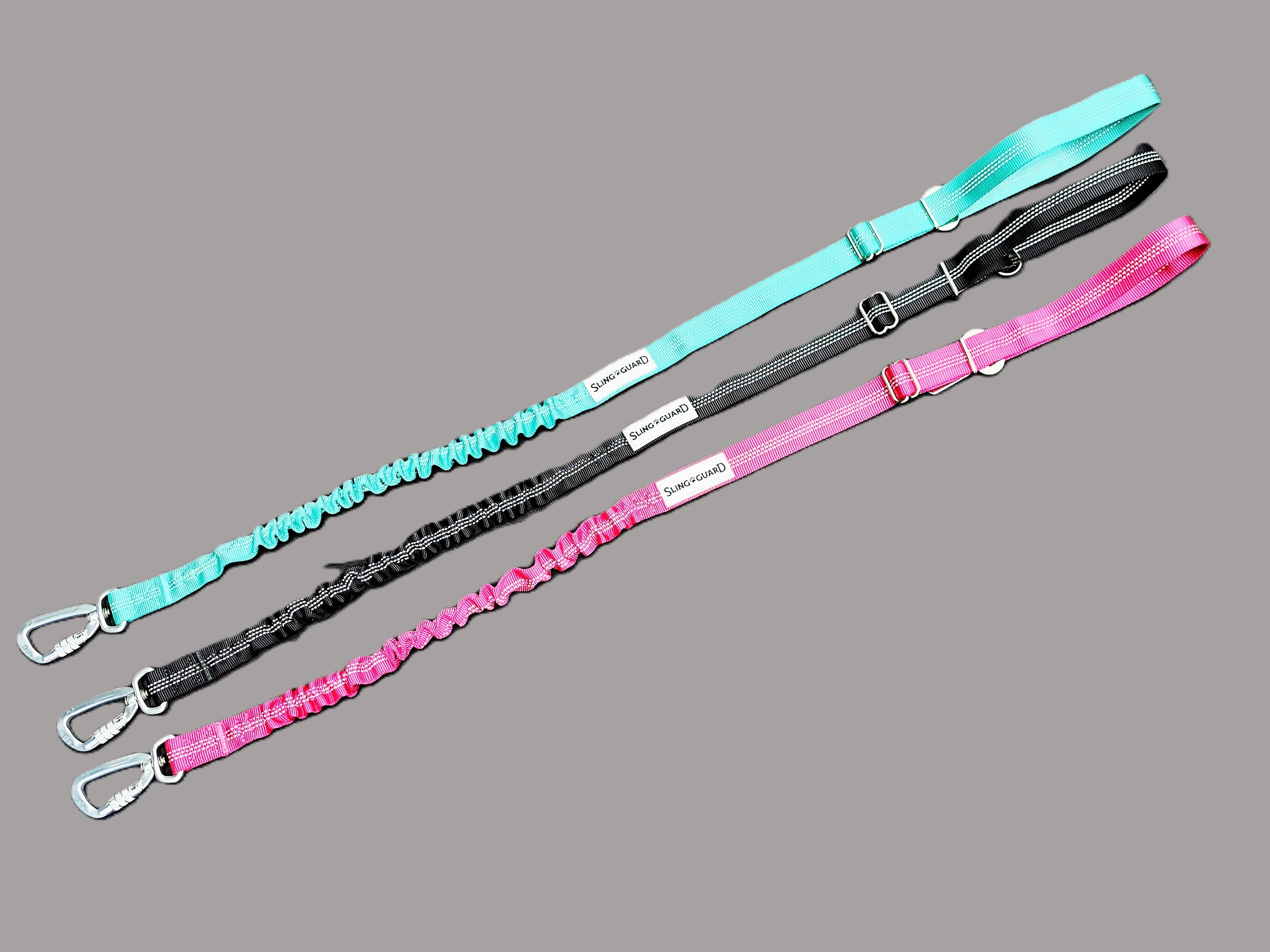 2in1 Short Bungee Walking Lead and Long Car Safety Lead – SLINGGUARD